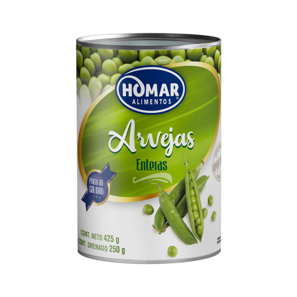 Arvejas – Homar